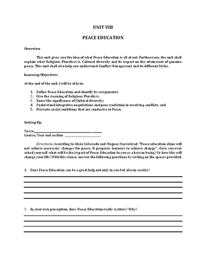 NSTP 1 Unit 10 Poster Making - Unit X Poster Making Change starts ...