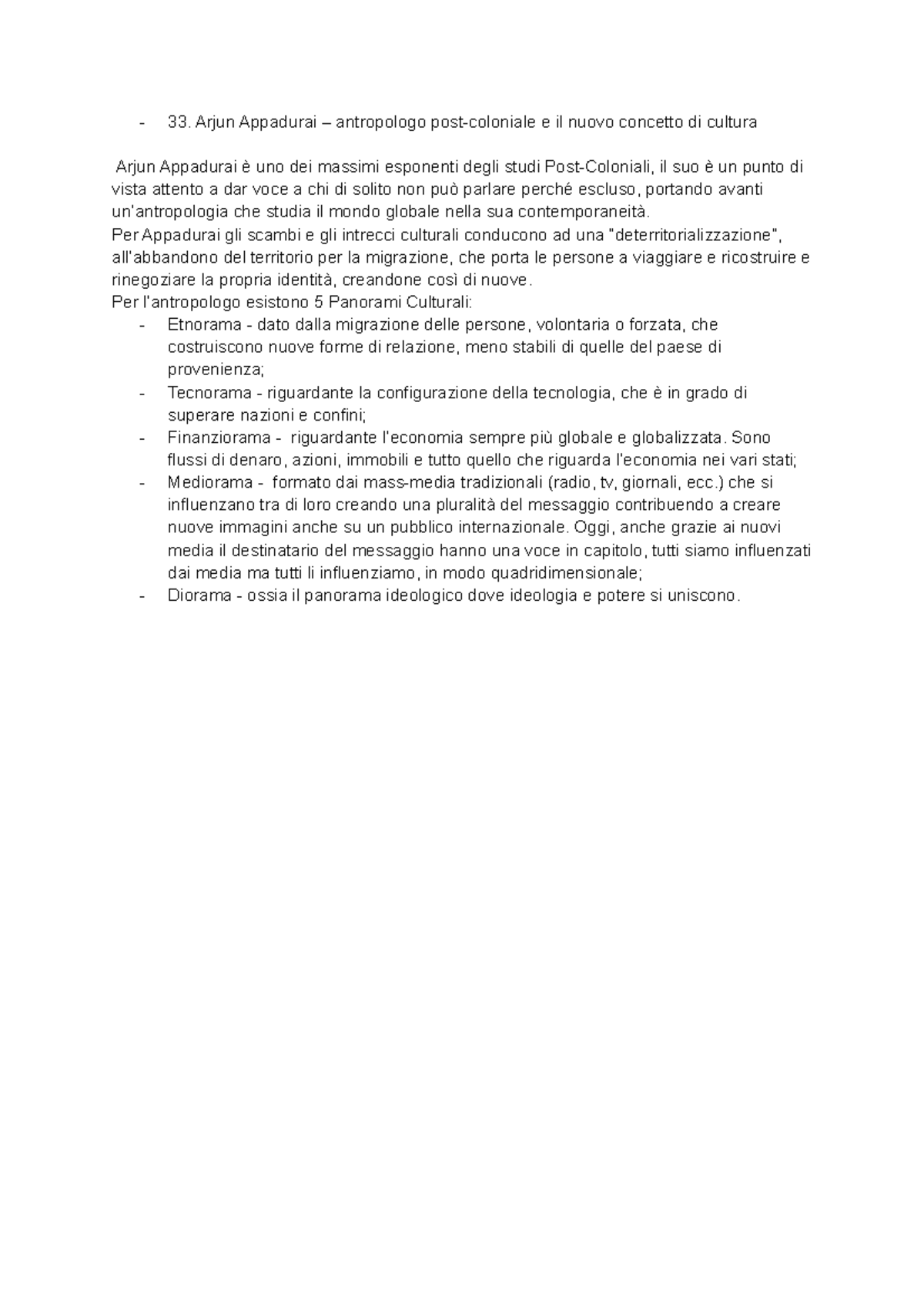 33. Arjun Appadurai – antropologo post-coloniale e il nuovo concetto di ...