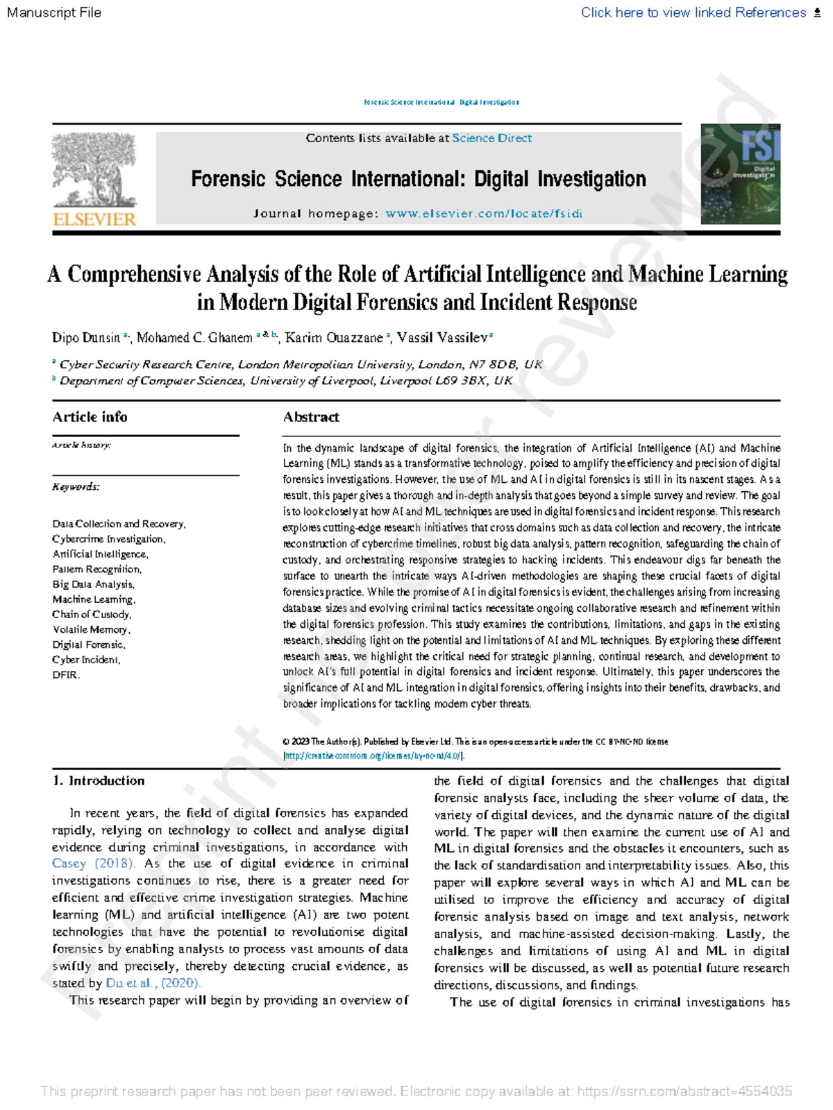 SSRN-id4554035 - Forensic Science International: Digital Investigation ...