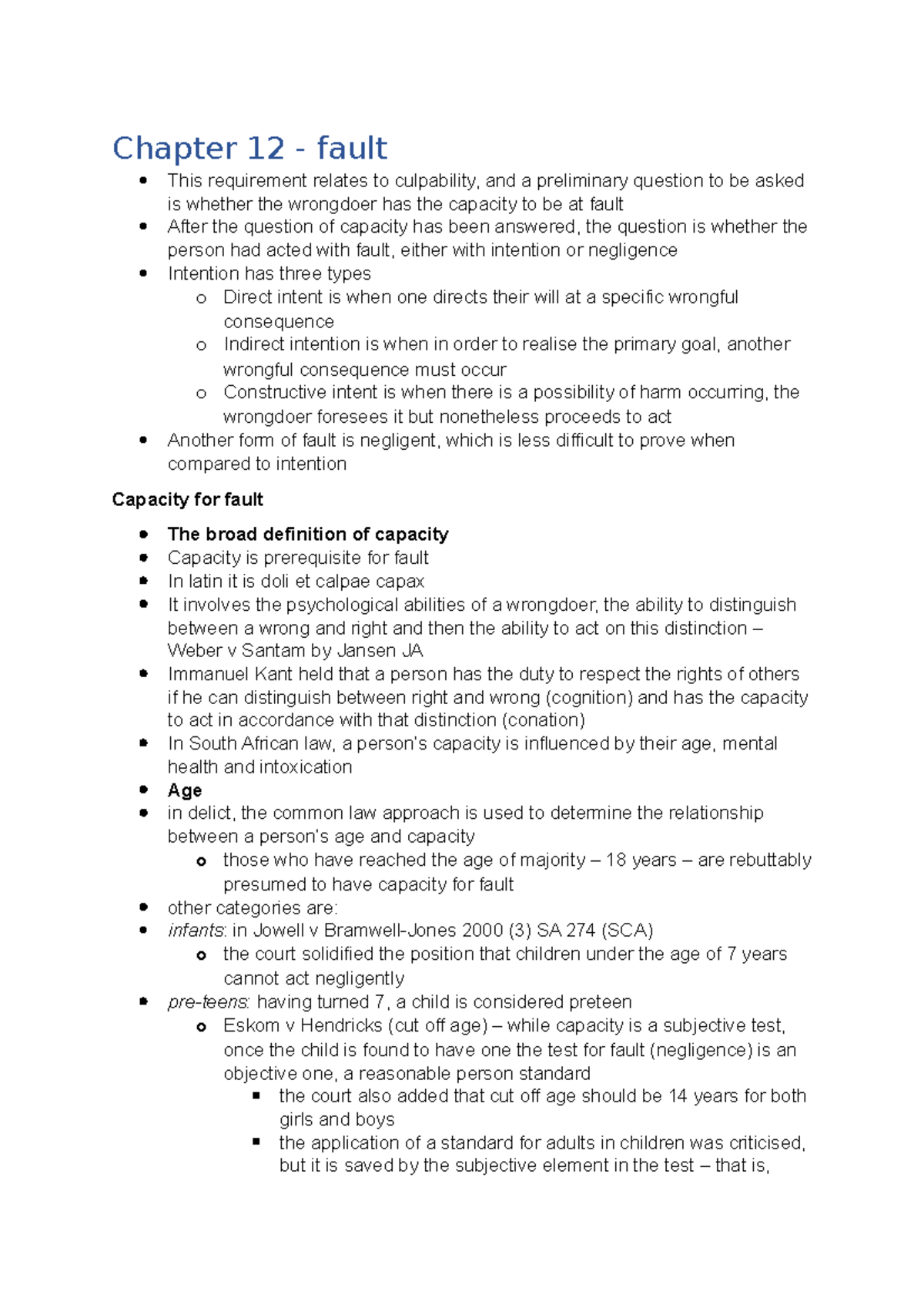 Chapter 12 - Notes for lectures - Chapter 12 - fault This requirement ...
