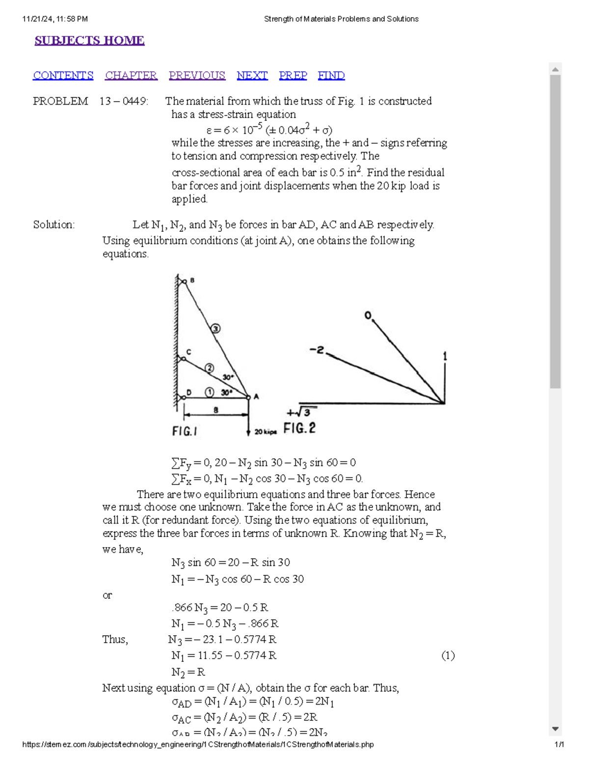 C4 - structural - SUBJECTS HOME CONTENTS CHAPTER PREVIOUS NEXT PREP ...