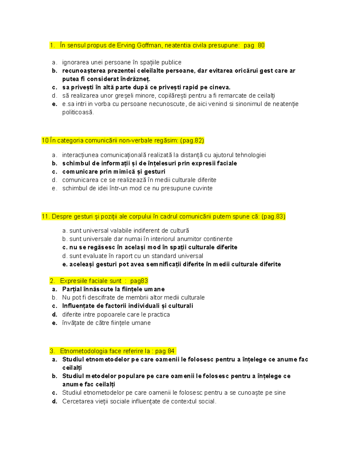 Cap4 interactiunea sociala si viata cotidiana - 1. În sensul propus de ...