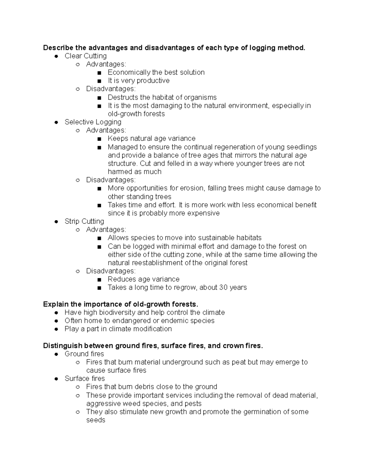 Science extra - Describe the advantages and disadvantages of each type ...