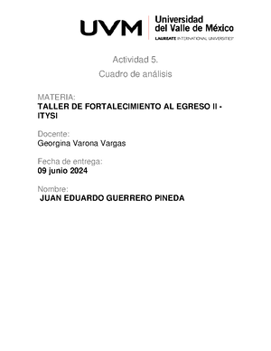 A8 JEGP - actividad 8 - Actividad 8. Cuadro comparativo MATERIA: PROGRAMACION CONCURRENTE ...