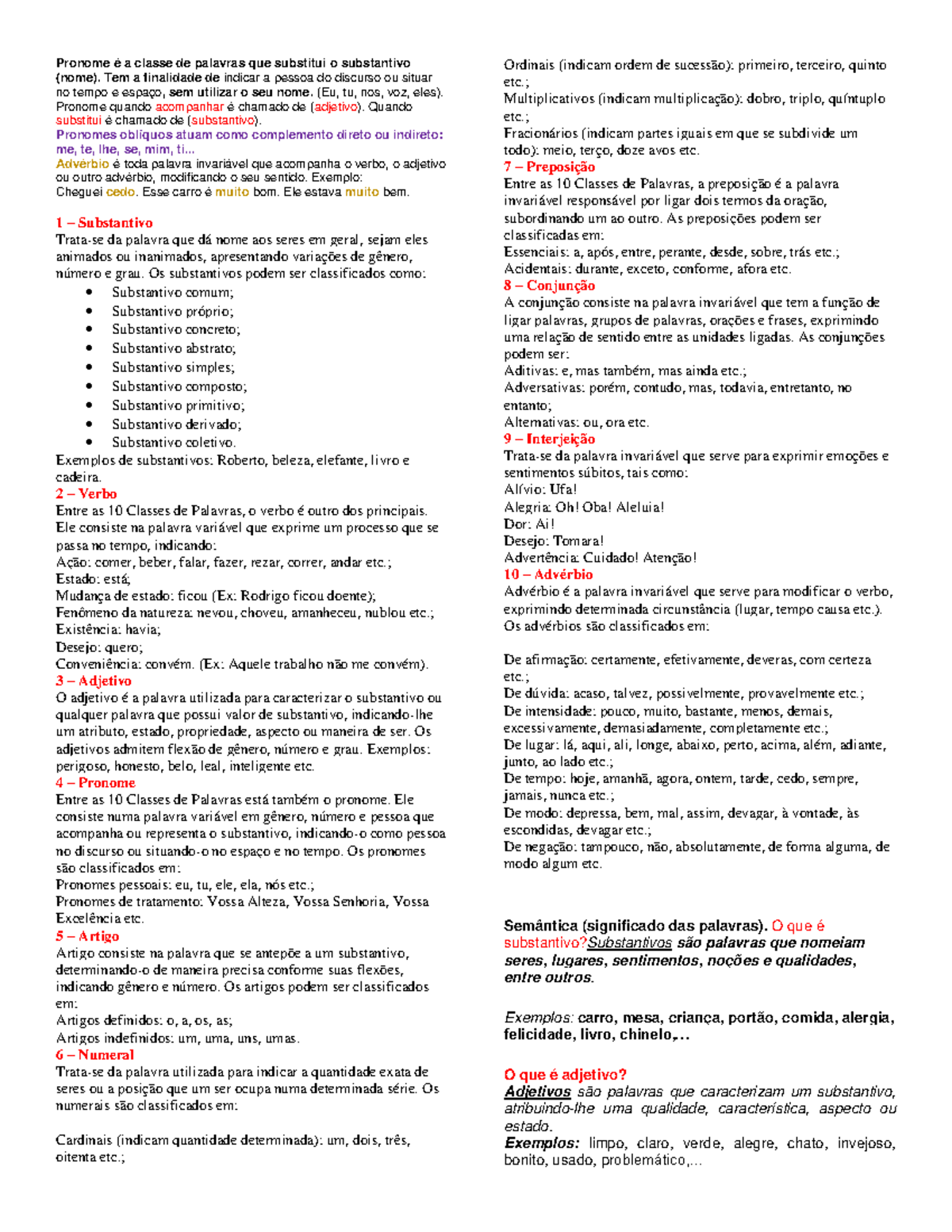 Resumo Portugues - tpo - Warning: TT: undefined function: 32 Warning: TT: undefined function: 32 ...