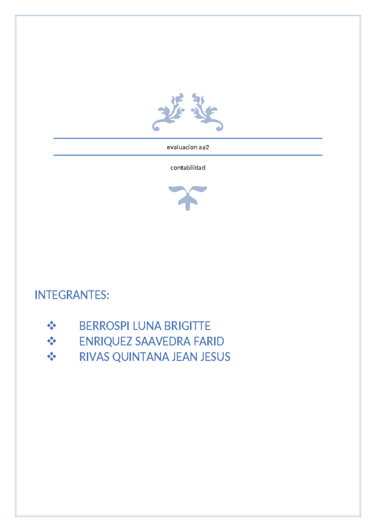 Grupo 7 AA2 Berrospi, Enriquez Rivas - evaluacion aa contabilidad ...