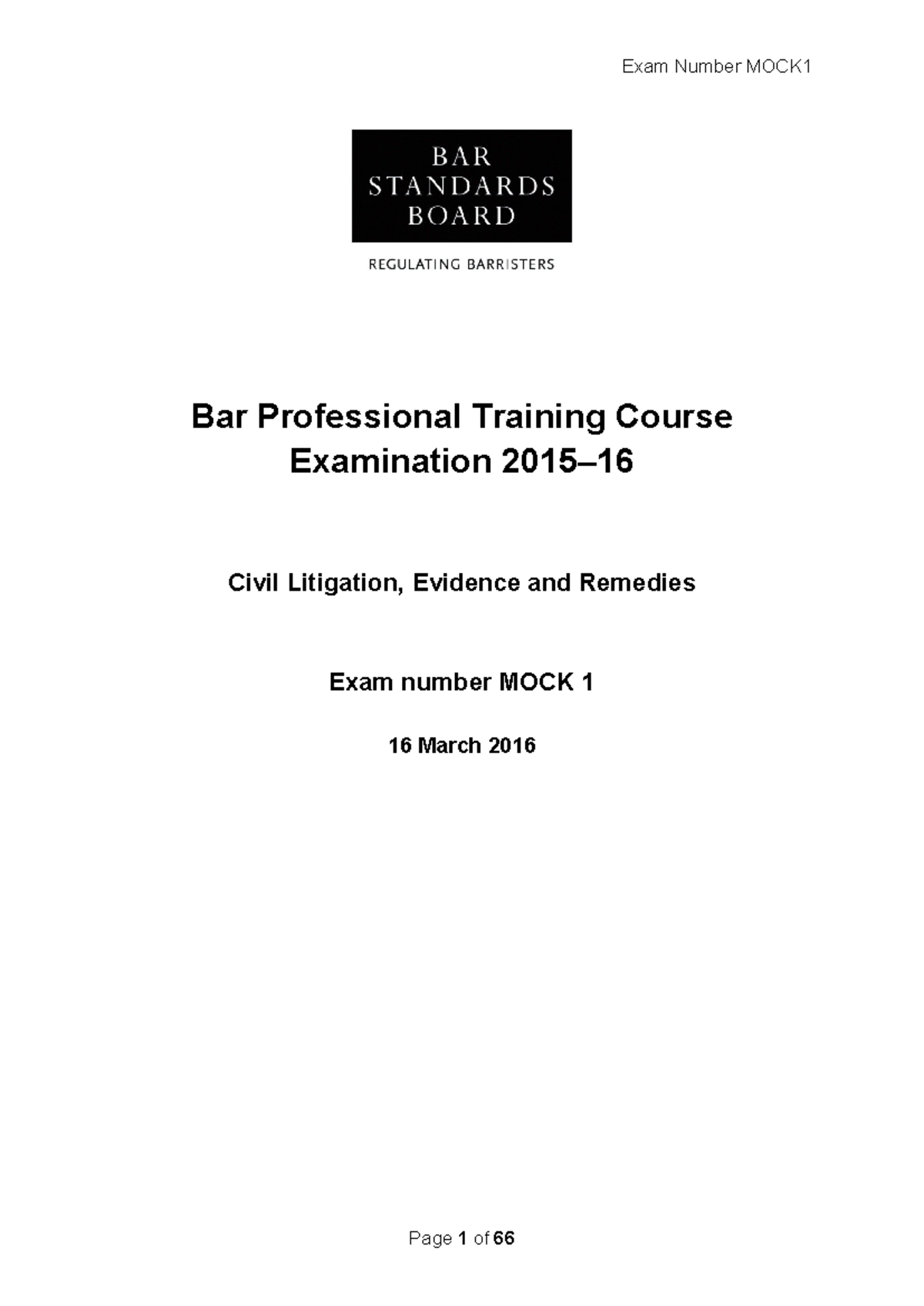 V2Civil Invigilated Mock 1 2015-16 Full paper with answers - Bar ...