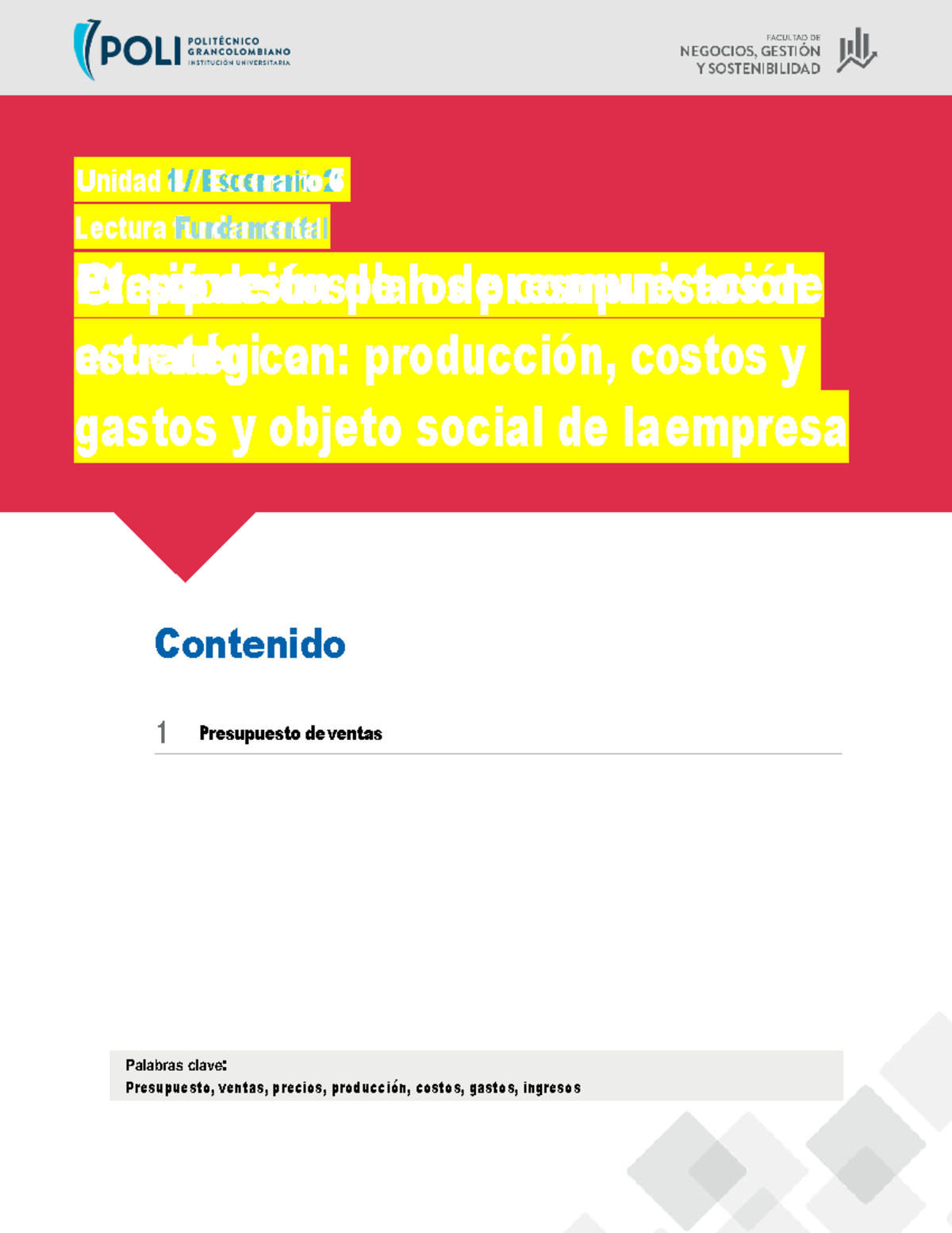 Lectura Fundamental 7 Corregida - Warning: TT: undefined function: 32 Unidad 1143 - Studocu