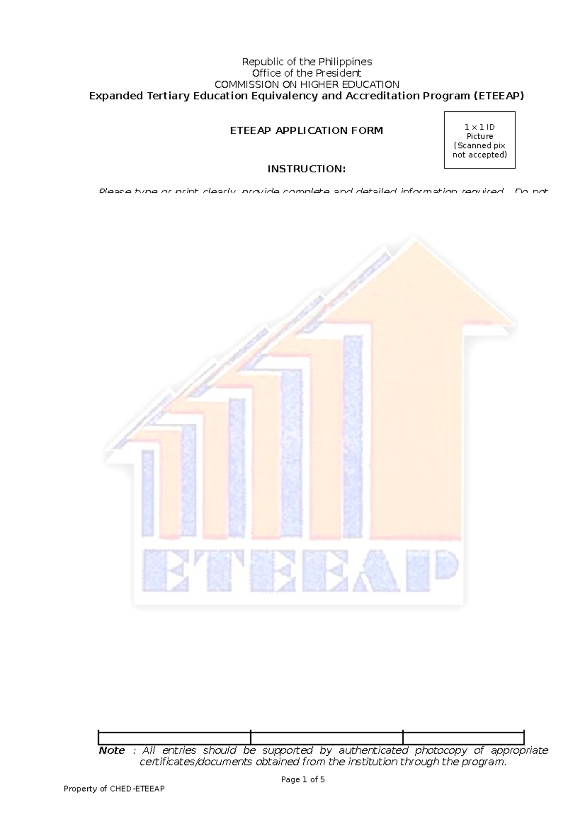 Eteeap-Application-Form - Republic of the Philippines Office of the ...