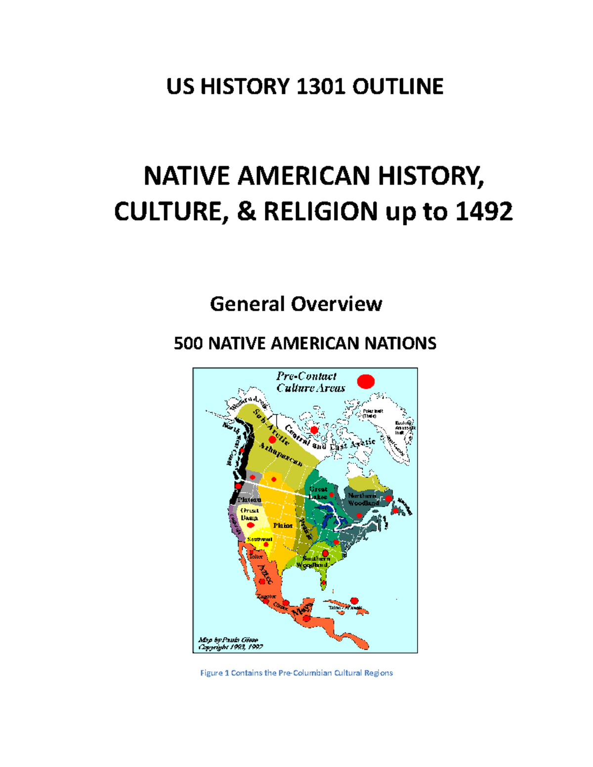 1 Native American History, Culture, and Religion - US HISTORY 1301 ...