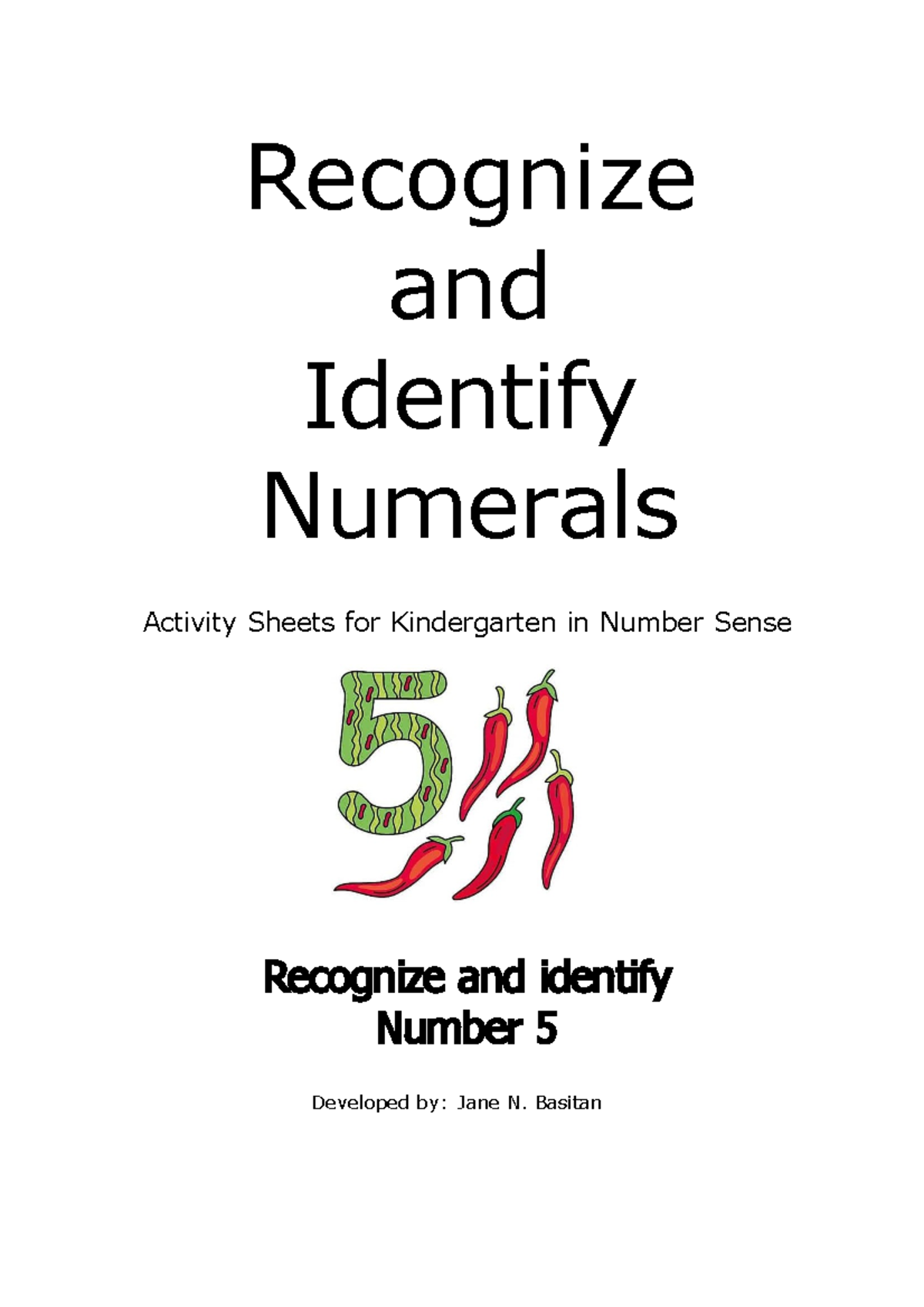 Passed 287 10 19 Kalinga Recognize and Identify Numerals Activity ...