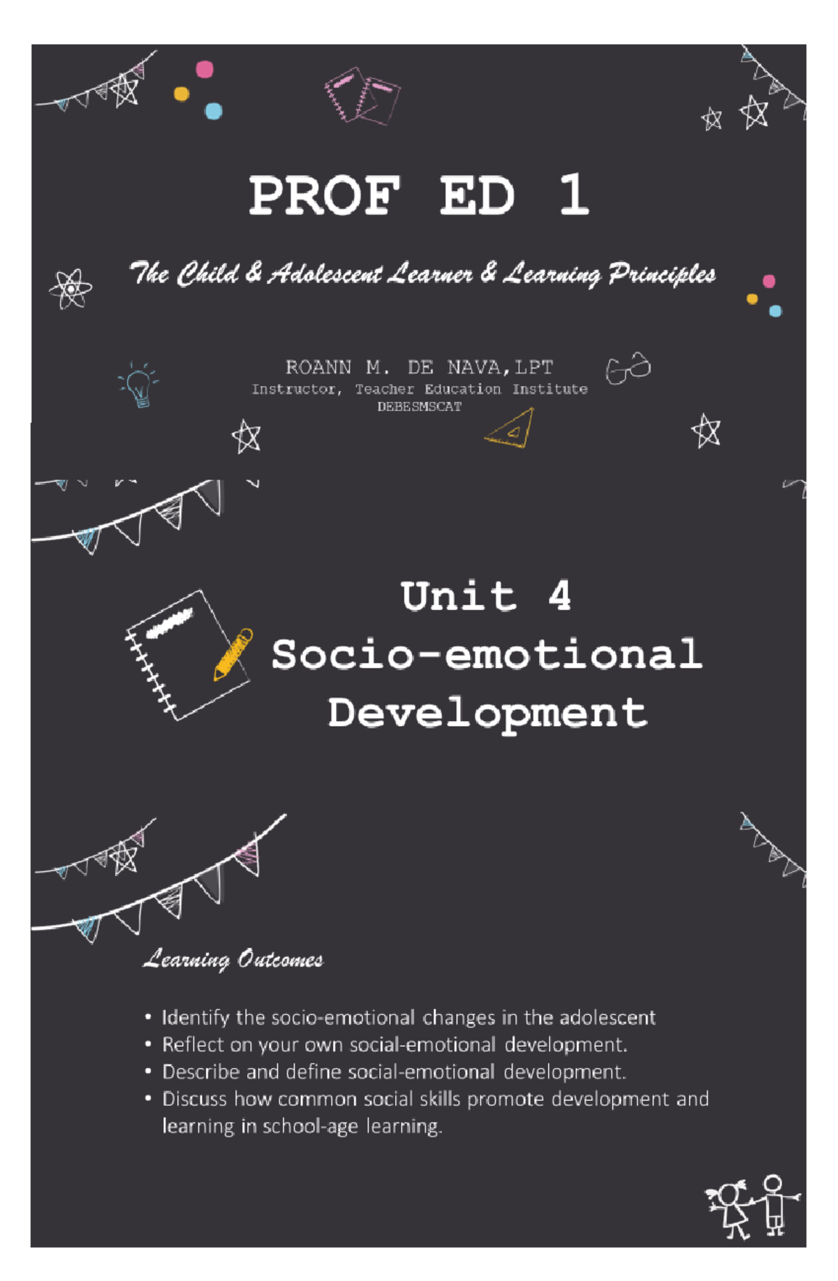 Module 4 Week 10 (BEED/BSED) 2021-2022 COLLEGE - Batchelor of Secondary ...