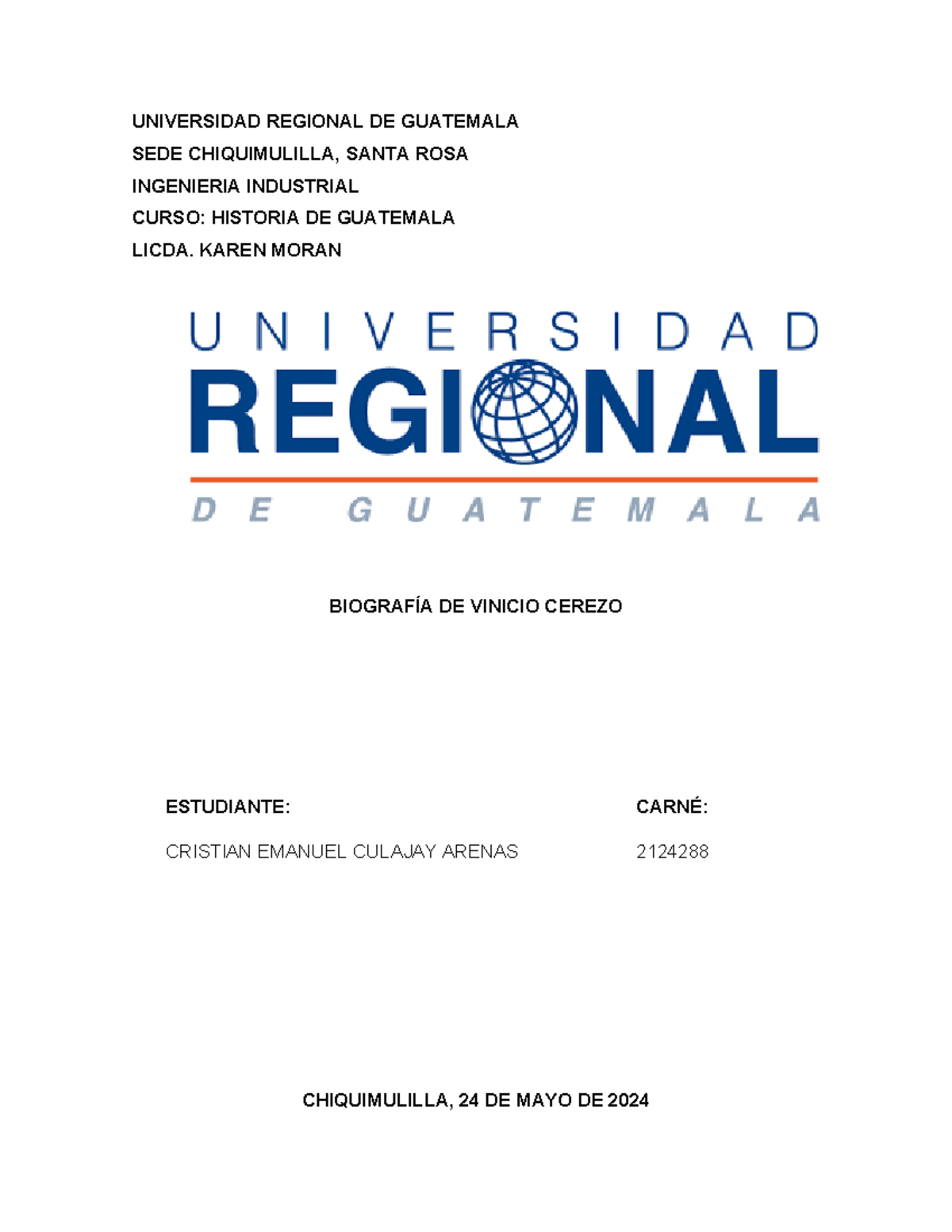 Universidad Regional de Guatemala - Historia de Guatemala - UNIVERSIDAD ...