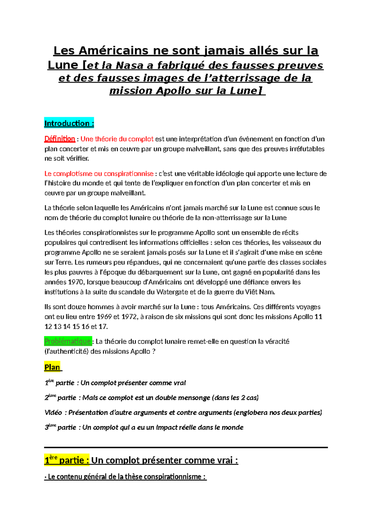 Les Américains ne sont jamais aller sur la Lune - Les Américains ne ...
