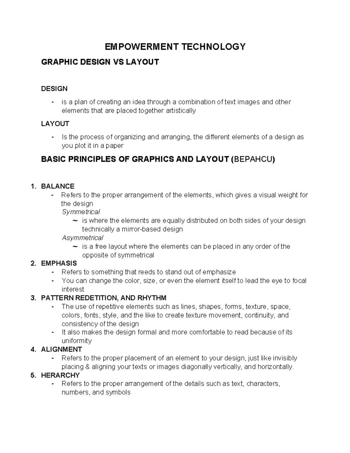 Empowerment Technology - EMPOWERMENT TECHNOLOGY GRAPHIC DESIGN VS ...