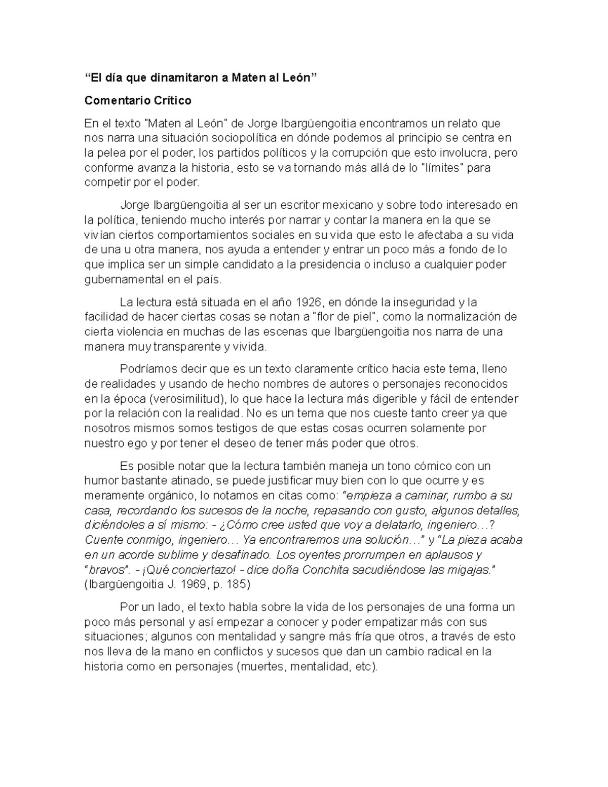 El día que dinamitaron a Maten al León - “El día que dinamitaron a ...