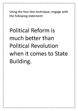 Jean Jacques Rousseau - Comprehension Test 1 Using the four-line ...