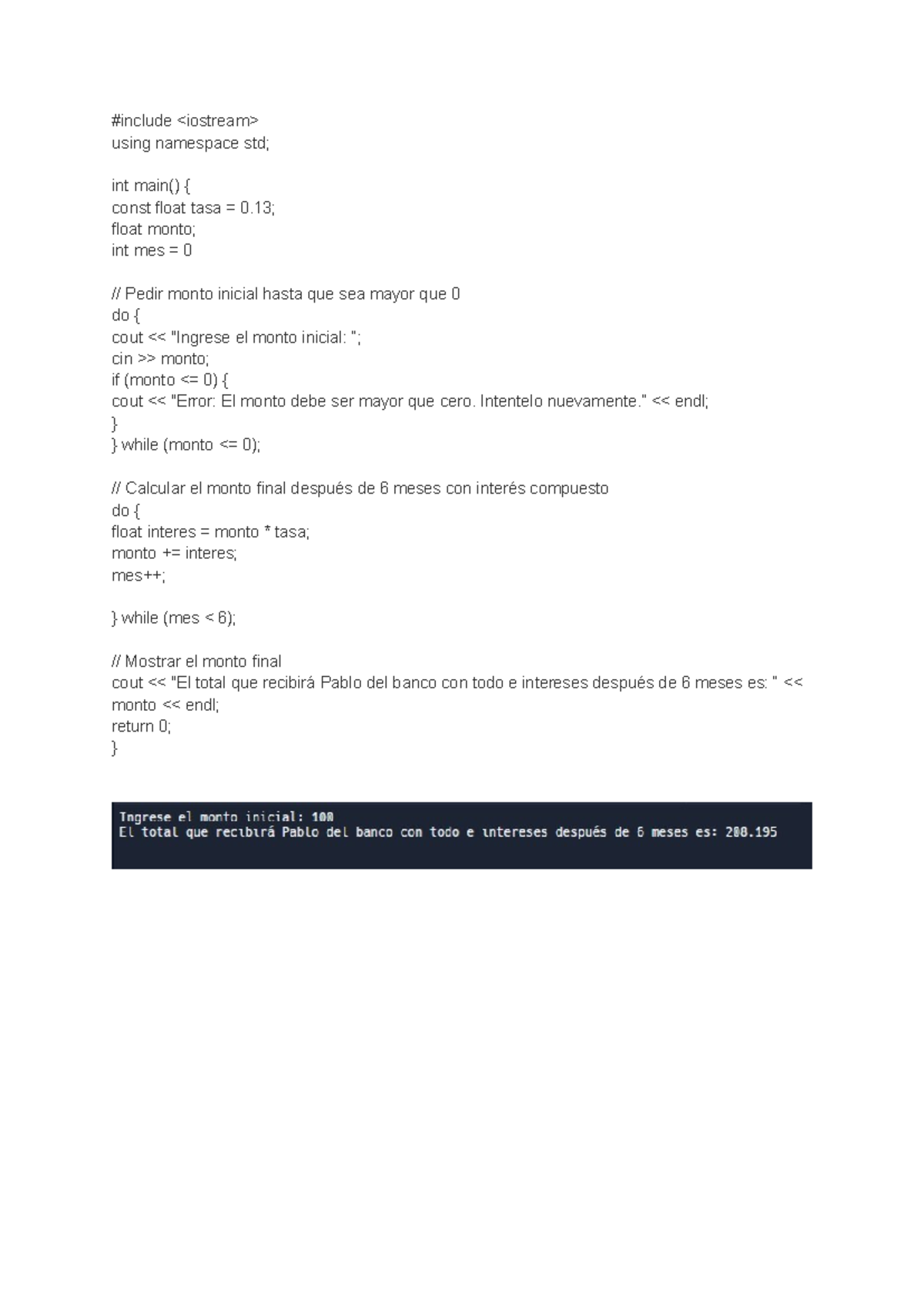 Algoritmos - c++ pseudocodigo ejercicio - #include using namespace std; int main() - Studocu