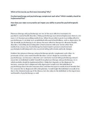 Psychiatric History Assignment Template - Studocu