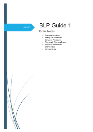Module outline - Matt Roden - Business Law and Practice General ...