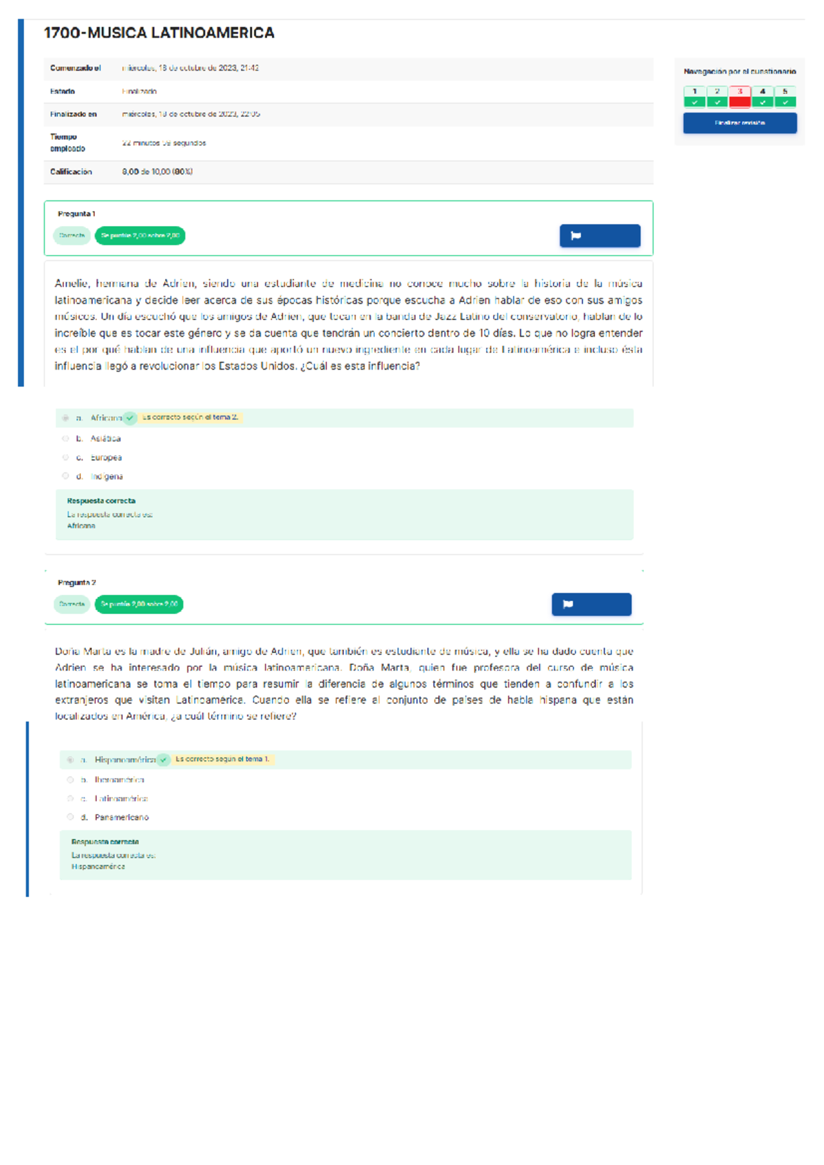 1700- Musica Latinoamerica - Musica del mundo - v - Studocu