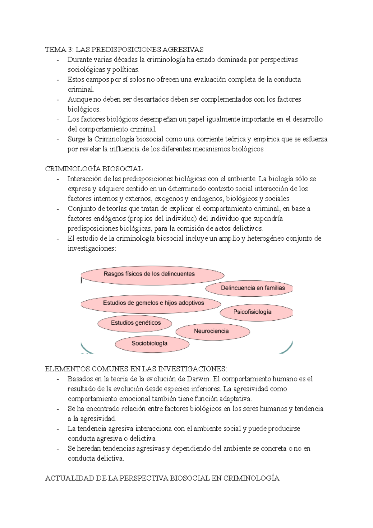 TEMA 3 LAS Predisposiciones Agresivas - TEMA 3: LAS PREDISPOSICIONES ...