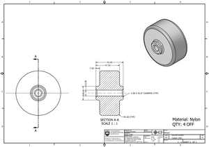 Wheel bracket drawing - 1 2 3 4 1 2 3 4 A B C D D C B A SIZE DRAWING ...