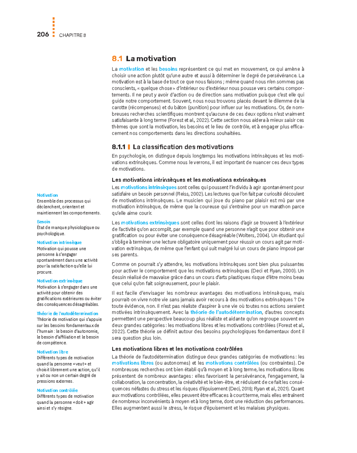TX-3- Liens- Besoins, stress et motivations - 8 La motivation La ...