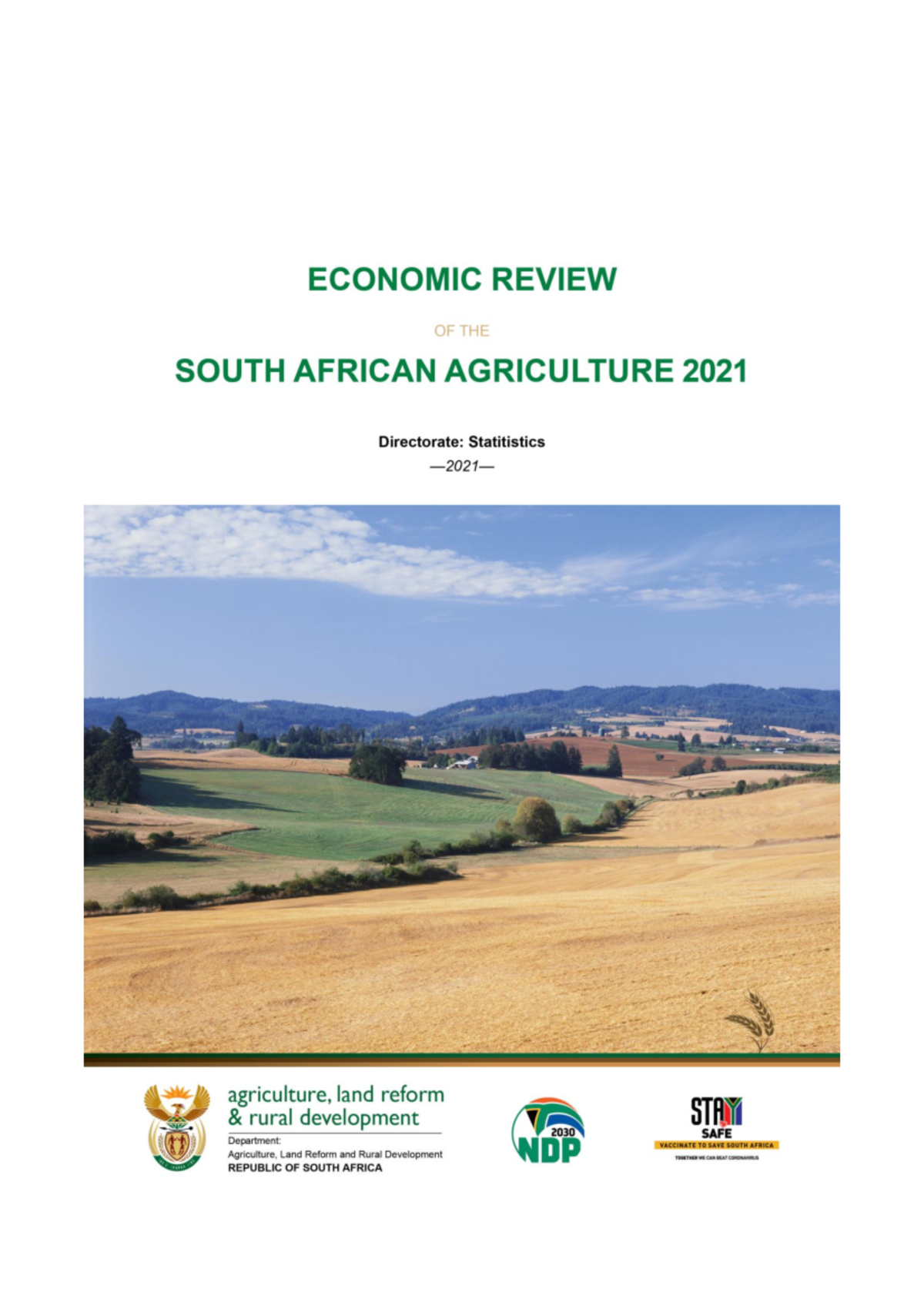 Economic Review 2021 - Economic Review of the South African Agriculture ...