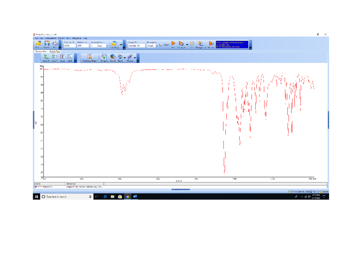 CHM 206 Expt 14 DEET IR - aaa - CHM 206 - Studocu