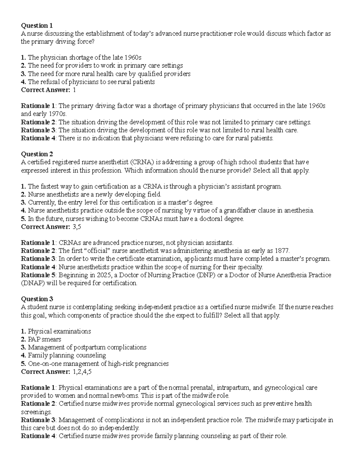 Ch 12 - Dr. Larson as professor - Question 1 A nurse discussing the ...