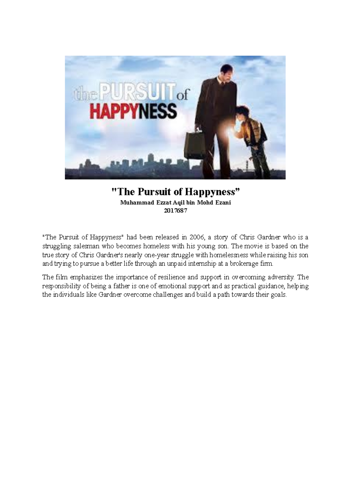 Reflection The Pursuit of Happyness 2017 687 - "The Pursuit of ...