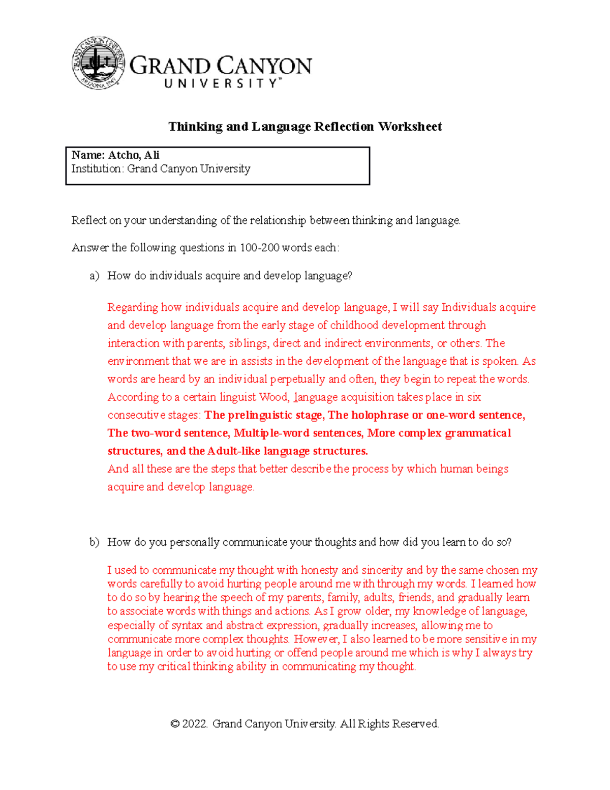 PHI105.T5 Thinkingand Language Reflection Worksheet Sabi Assosso ...