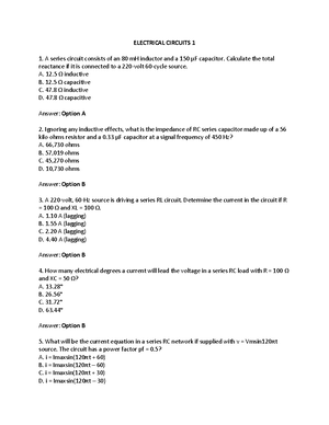Chapter 7 First Order Circuits - Electrical Circuits 1 - TIP - Studocu