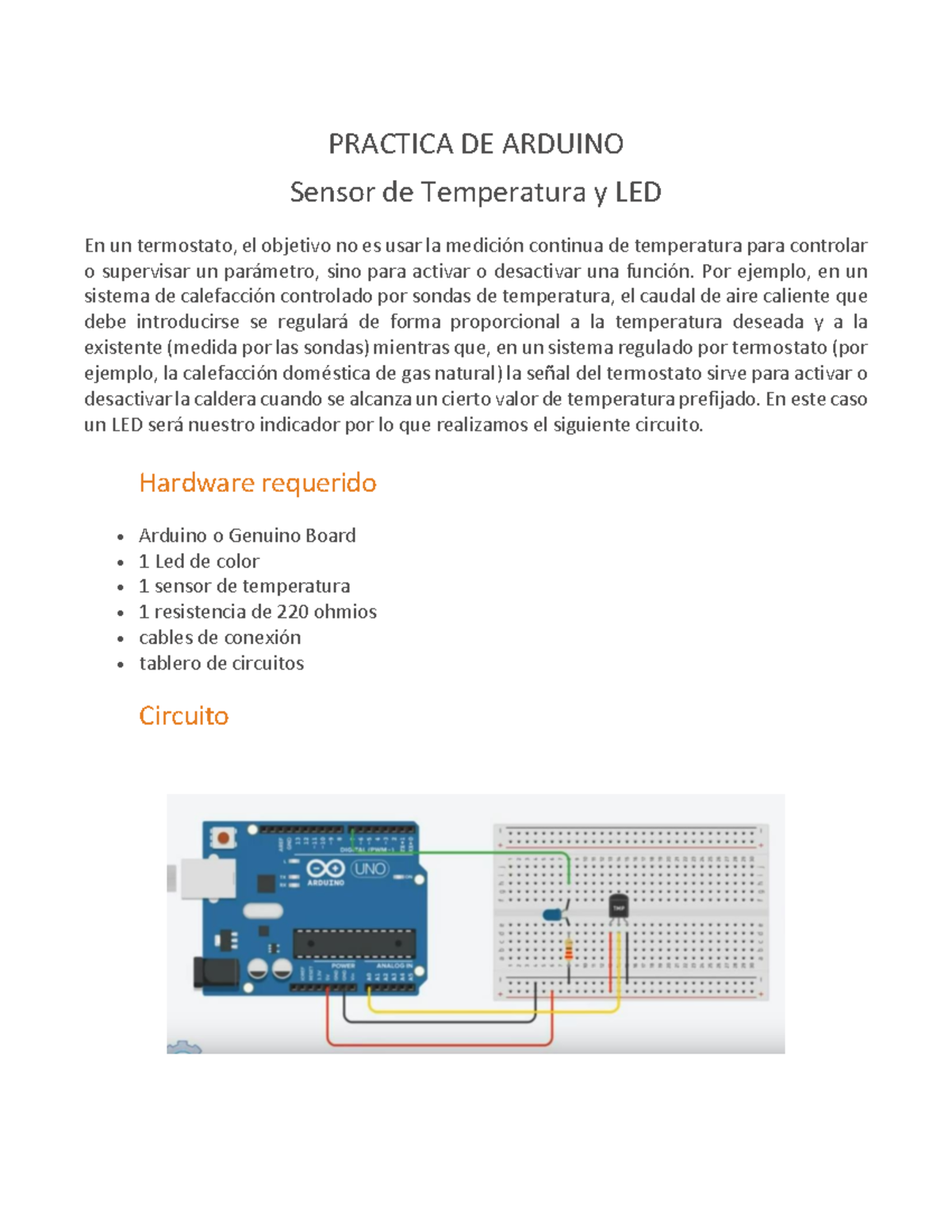 S10.s1 Sensor de temperatura - PRACTICA DE ARDUINO Sensor de ...