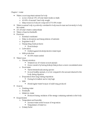 Nutrition ch 8 notes - Amer AbuGhazaleh - Ch. 8 Proteins Large complex ...