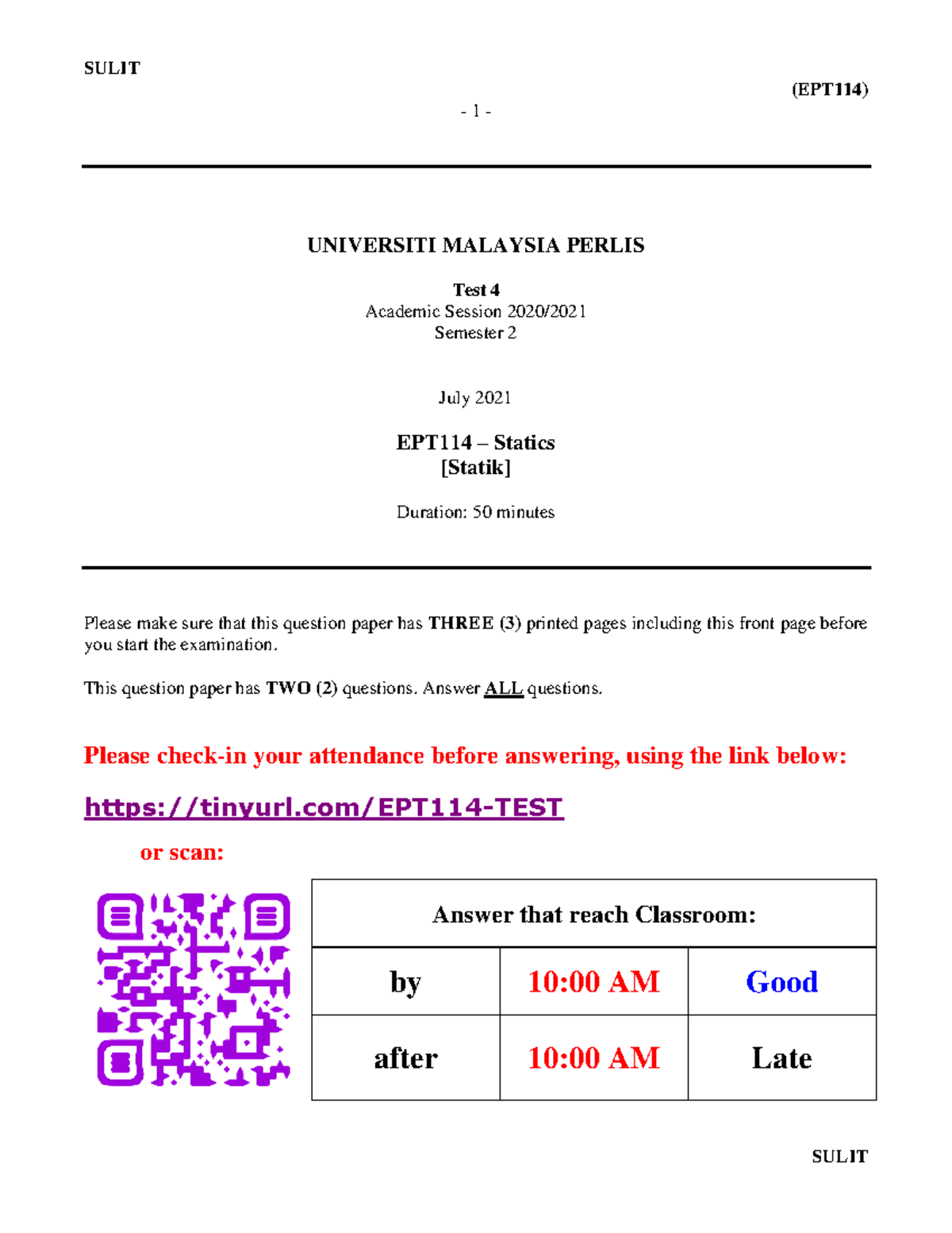Test 4 - piuhoiuhdfhdghy - SULIT (EPT114) - 1 - SULIT UNIVERSITI ...