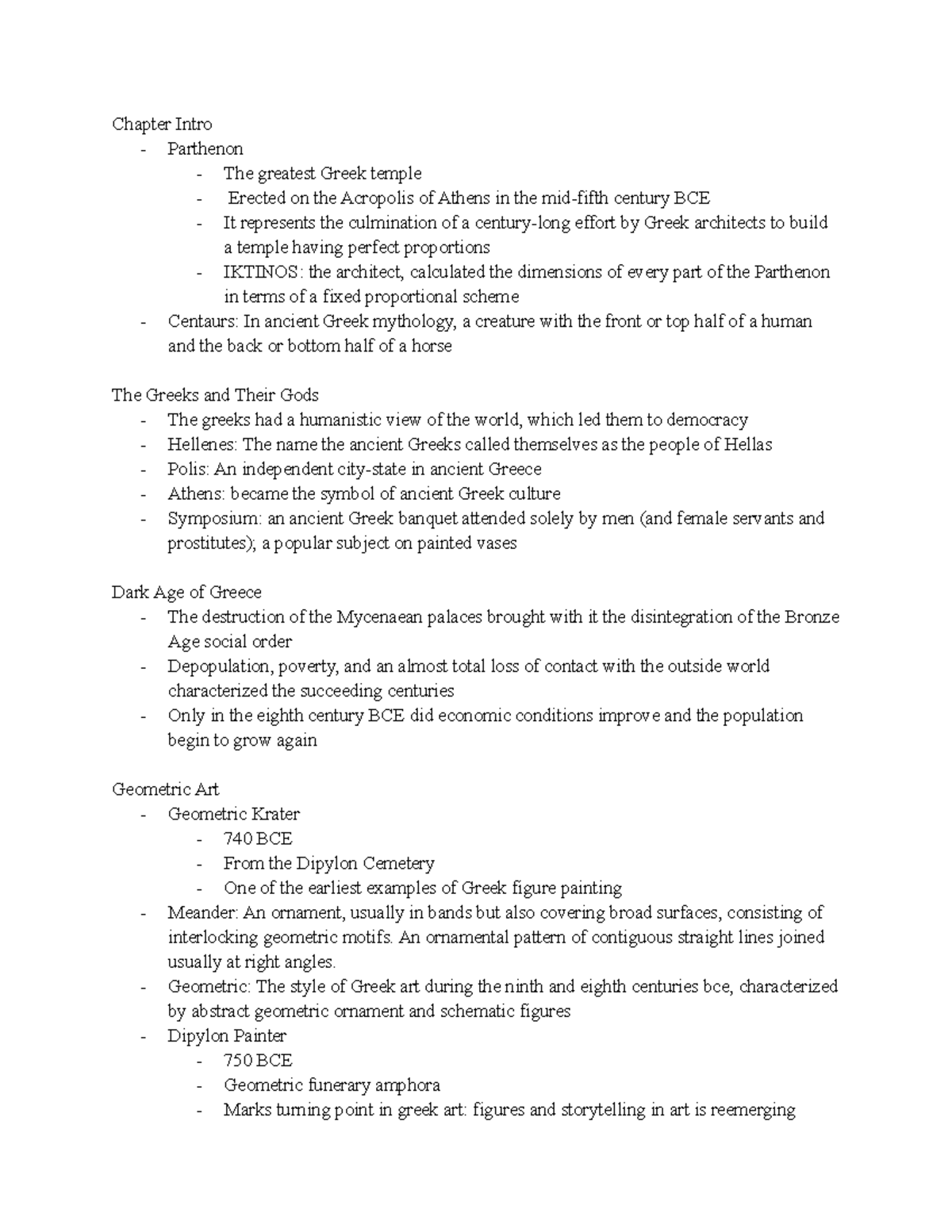 AP Art History Chapter 5 - Chapter Intro - Parthenon - The greatest ...