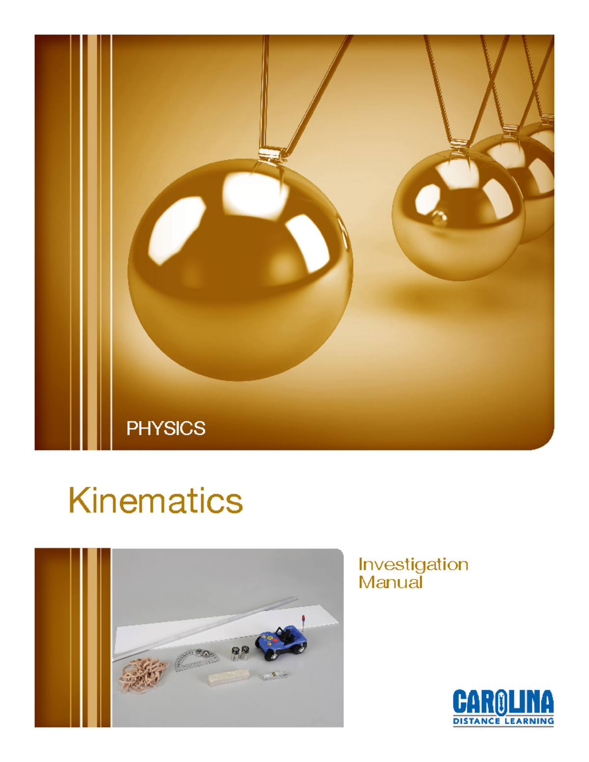 2 Kinematics - one dimensional motion - Kinematics Investigation Manual ...