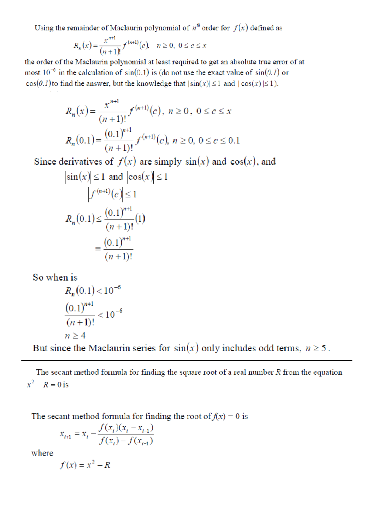 Quiz 1 Memo 2020 - Applied mathematics 2B 2 Which of these statements ...