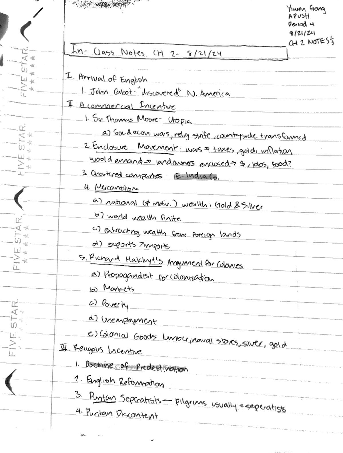 CH2 1-3 Apush - notes 2 - Yiwen Gong APUSH Period 4 CH 2 NOTES Class ...