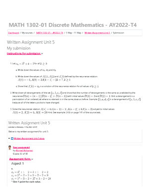 MATH 1302-01 - AY2023-T1 Unit 4 - MATH 1302-01 Discrete Mathematics - AY2023-T Discussion Forum ...