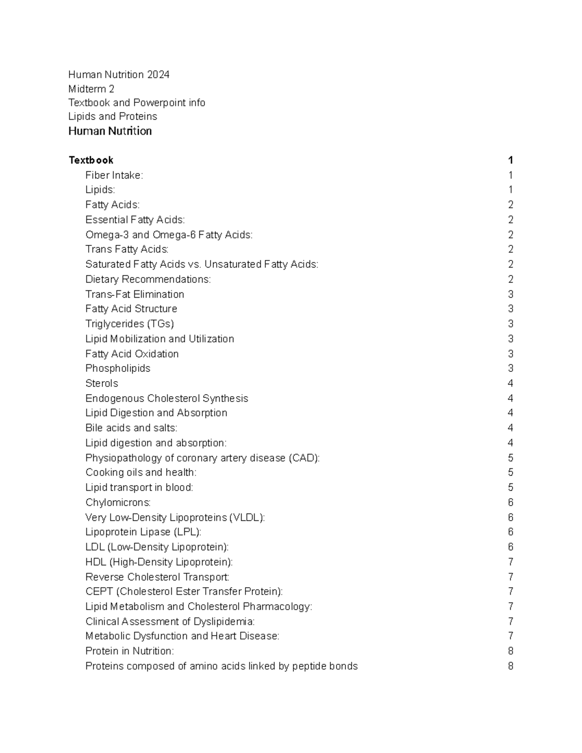Nutrition Textbook & Powerpoint notes - Textbook and Powerpoint info ...