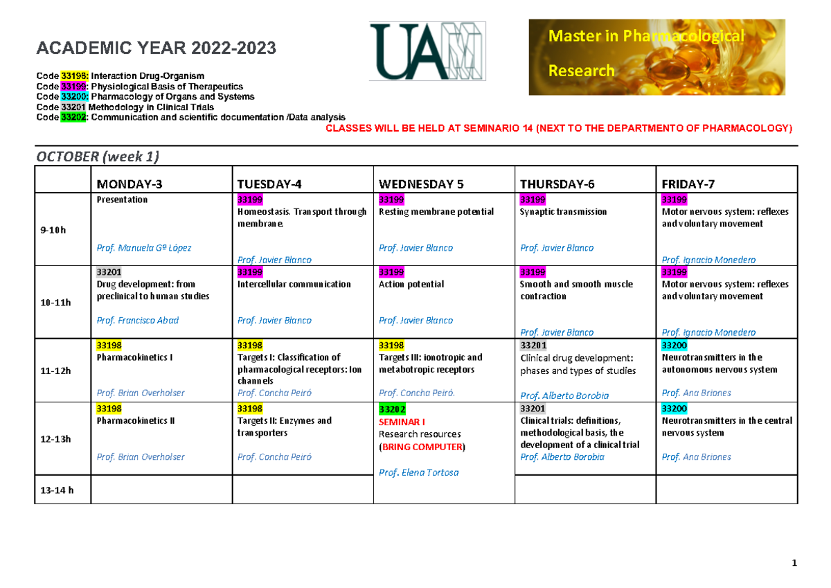 Final+Schedule+22-23+(1º+semestre) - ACADEMIC YEAR 2022- Code 33198 ...