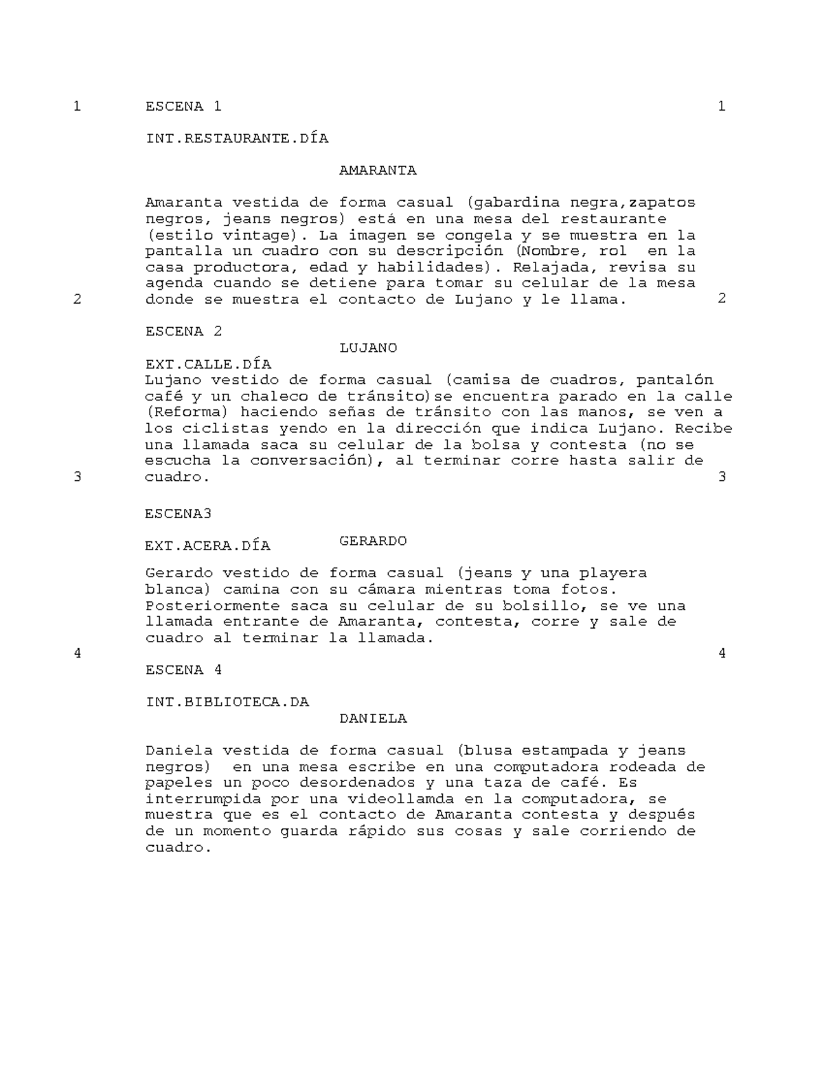 396560564 Script Presentacion de casa productora pdf - 1 ESCENA 1 1 INT ...