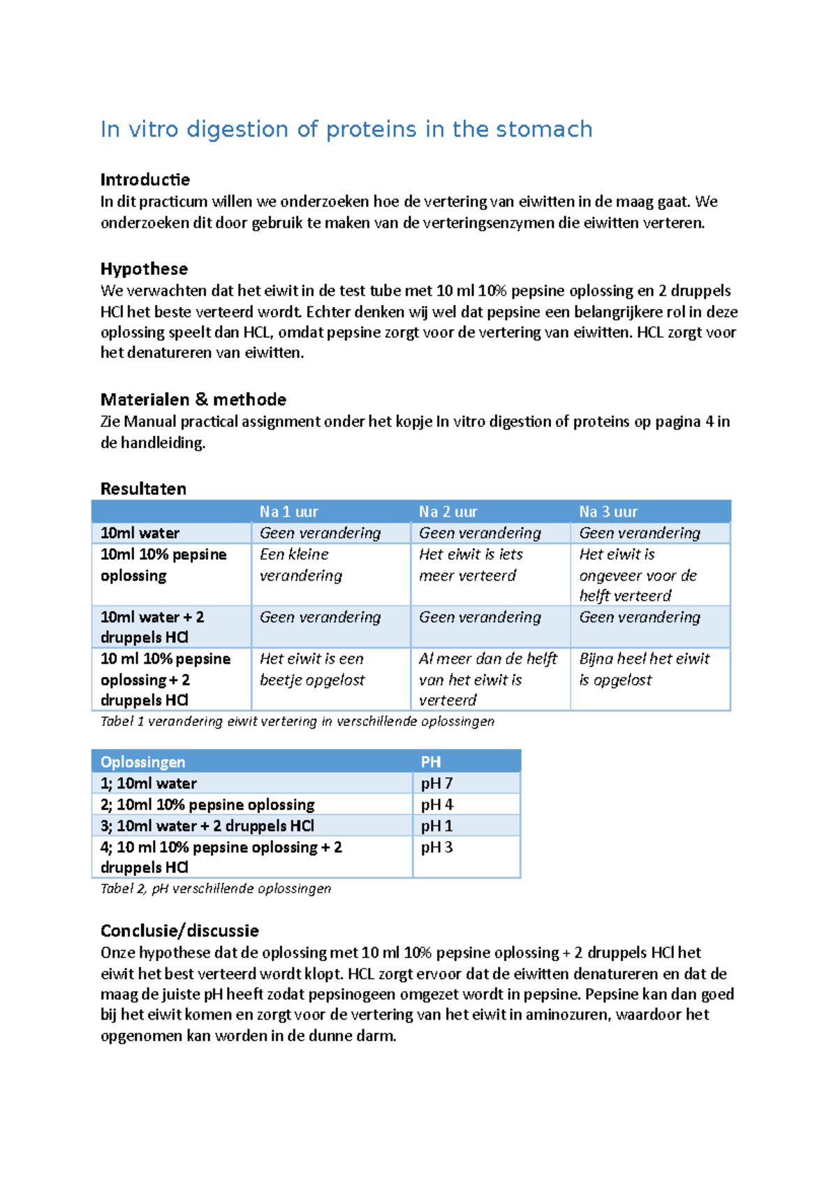 In vitro digestion of proteins in the stomach word - In vitro digestion ...