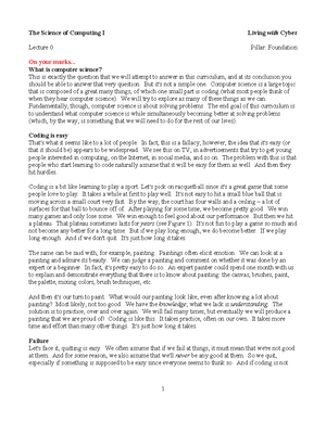 Lecture 02 - .................................. - The Science of ...