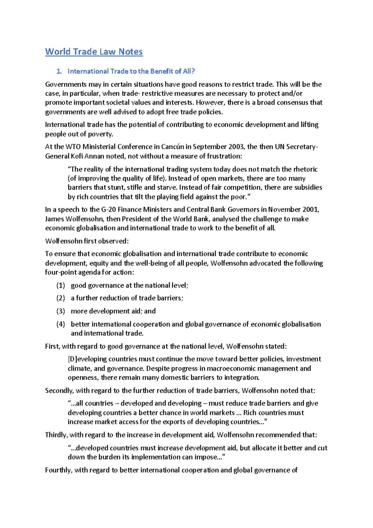 World trade law - Warning: TT: undefined function: 32 Warning: TT: undefined function: 32 World ...