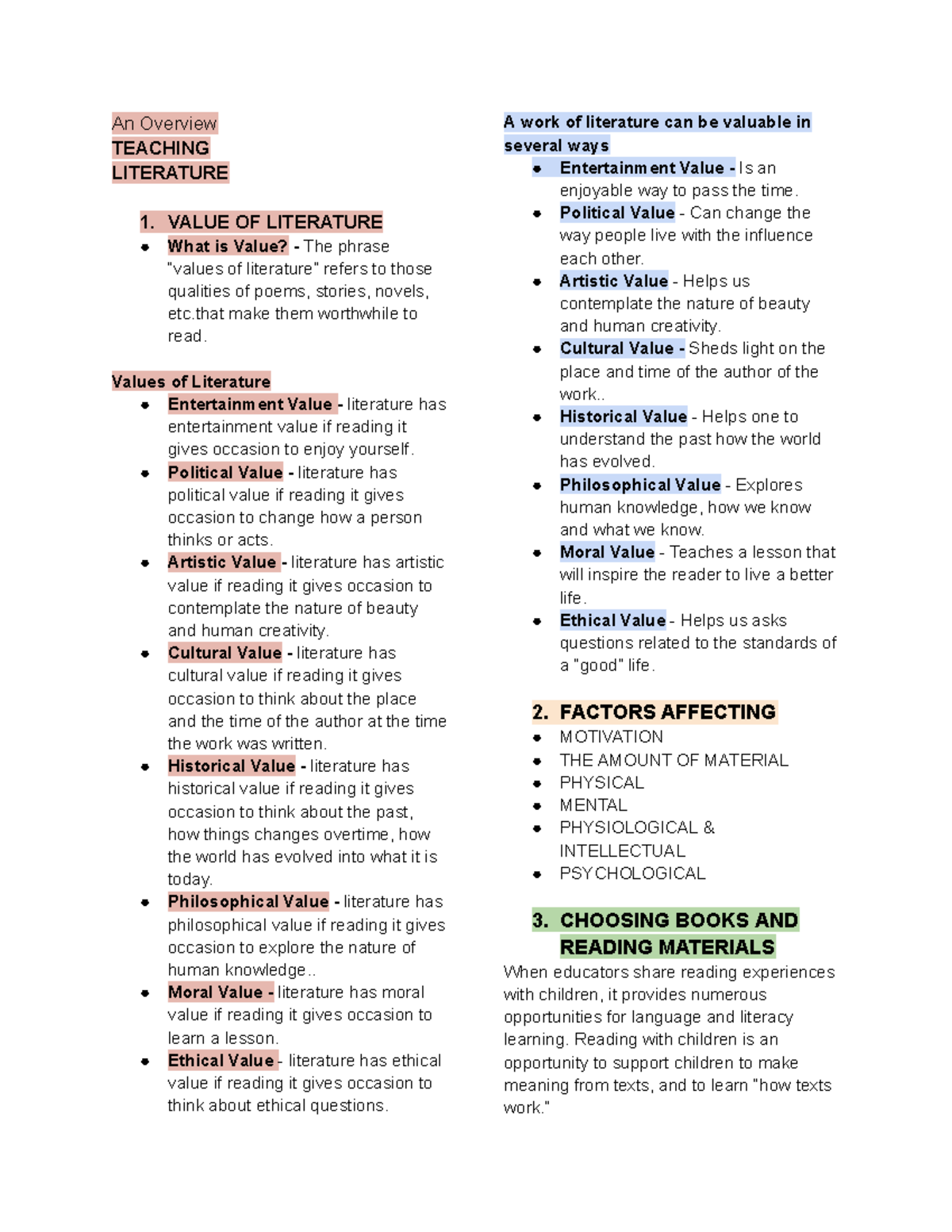 BSEE27 reviewer FOR MIDTERM EXAMINATION - An Overview TEACHING ...