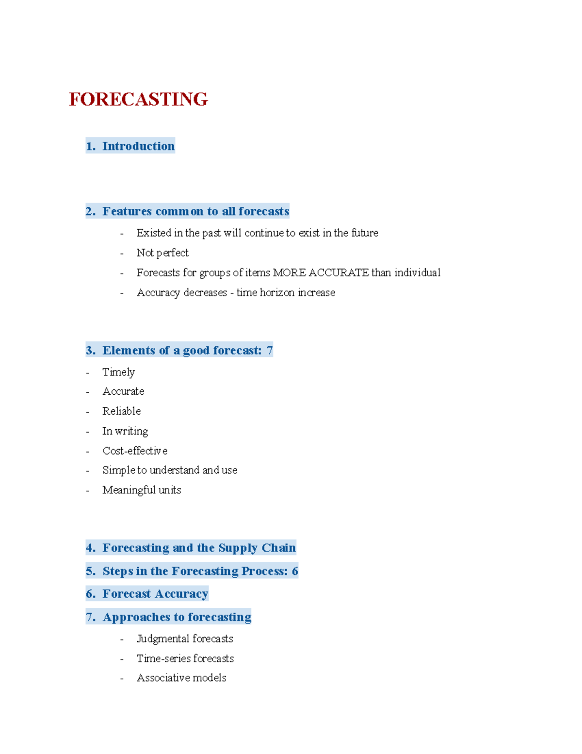 sdfsdfsdhxnvdáafasfasf - FORECASTING 1. Introduction 2. Features common to all forecasts ...